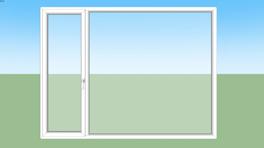 Plastic window 1500 x 2000 mm | 3D Warehouse