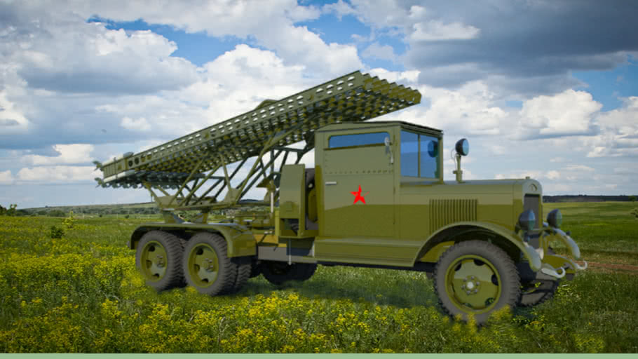 Katyusha /Катюша (little cat) RED ARMY WW 2 - ROCKET LAUNCHER - type M ...