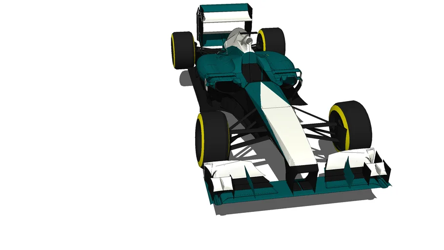 F1 car (New front wing + new air intake + new sidepod + new nose) | 3D ...