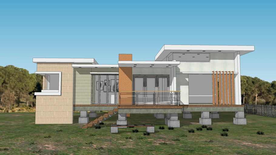Cube House | 3D Warehouse