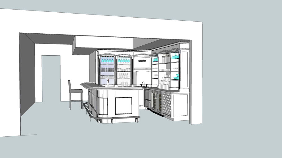 Bar Drawing | 3D Warehouse