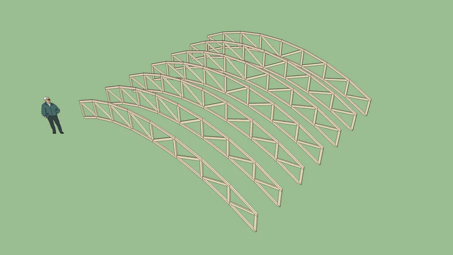 Bow Barrel Truss 1 | 3D Warehouse