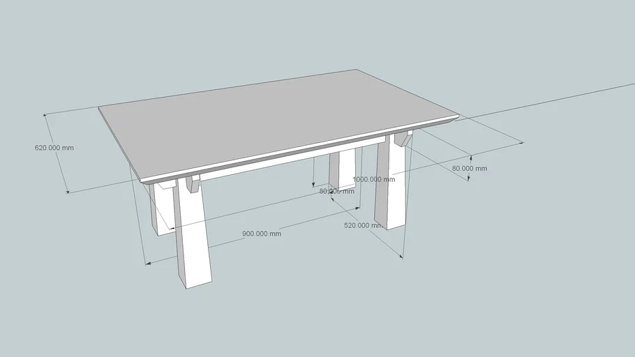 Столик в японском стиле | 3D Warehouse
