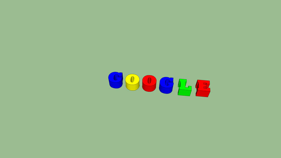 Google Logo | 3D Warehouse