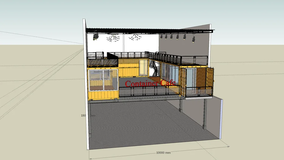 Cafe Container | 3D Warehouse