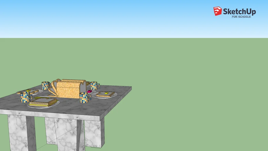 Lunch Table | 3D Warehouse
