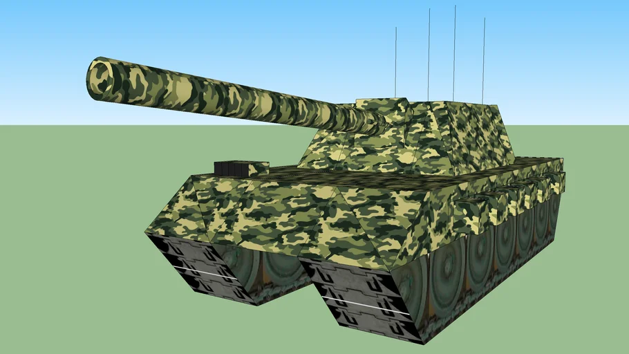 well equped full camo commando tank | 3D Warehouse