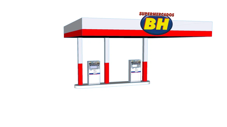 Posto Supermercado BH | 3D Warehouse
