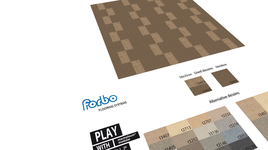 Marmoleum Modular - PM-42 Floorplan | 3D Warehouse