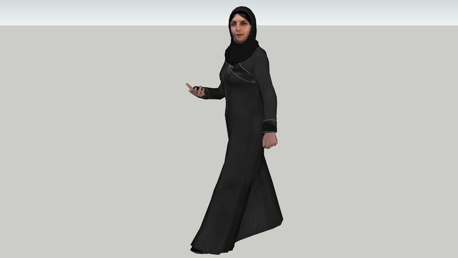 Arab+woman+52.skp | 3D Warehouse