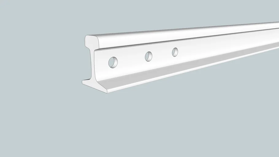 R50 Rail (25 meters long) (S) | 3D Warehouse