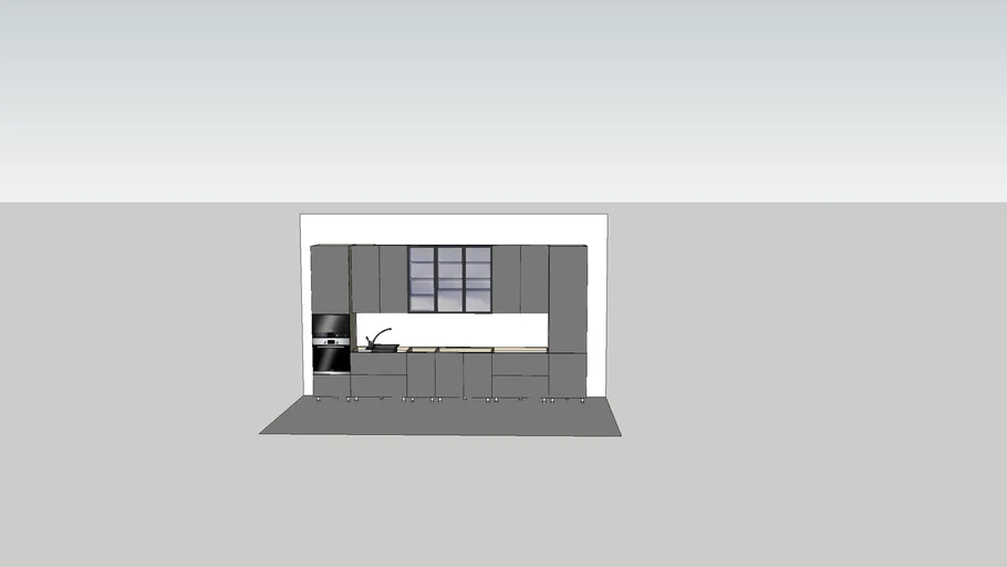 20200102_vistauka- Kitchen REHAU CRYSTAL - MATT | 3D Warehouse