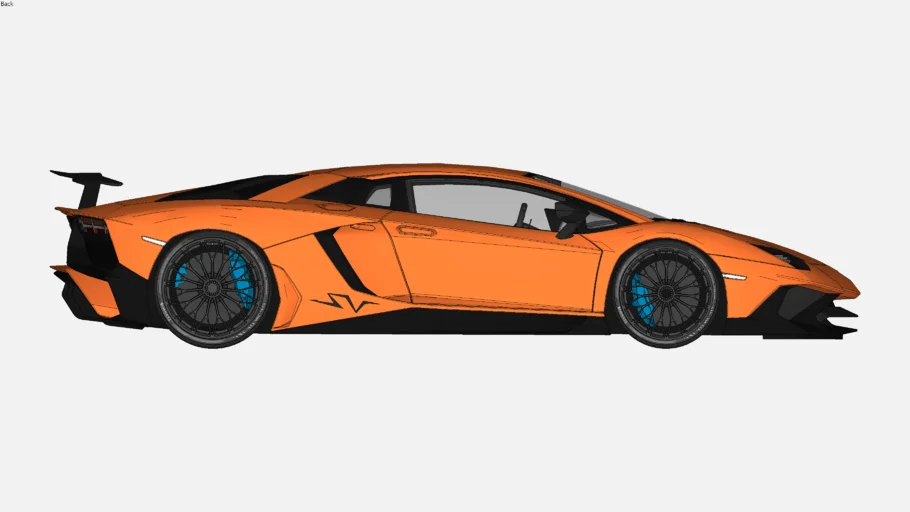 Lamborghini Aventador SVJ - 2017 | 3D Warehouse