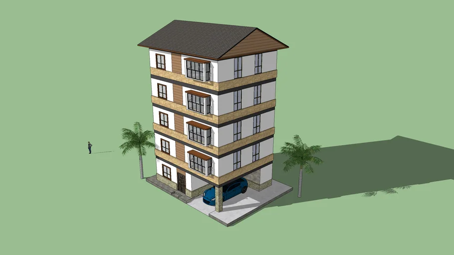 5 storey for Steel Design | 3D Warehouse