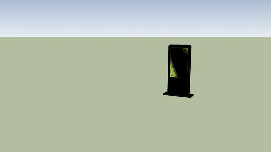 Standing LCD Advertising | 3D Warehouse