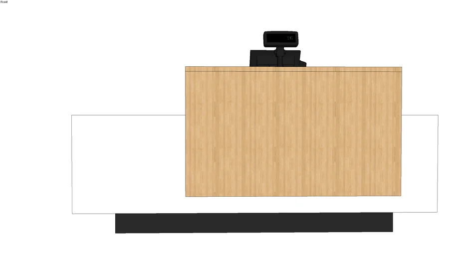 Modern Payment Counter | 3D Warehouse