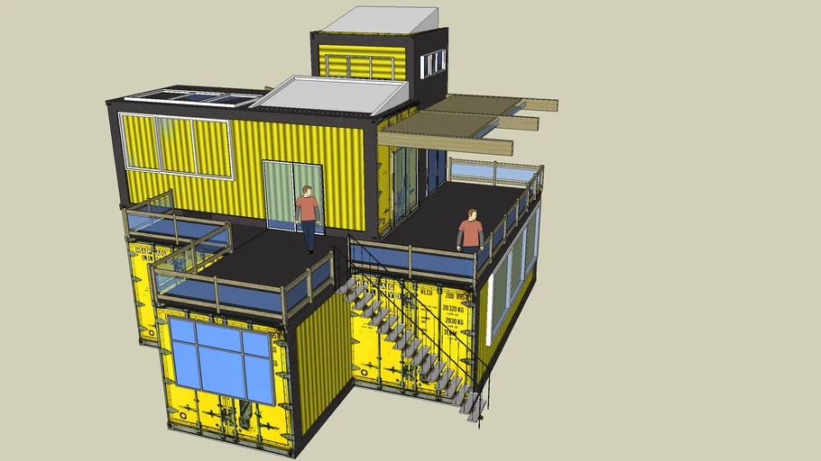 Rumah Kontena 19 | 3D Warehouse