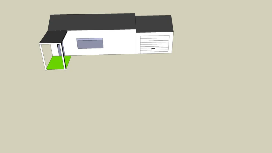 house with tv and car | 3D Warehouse