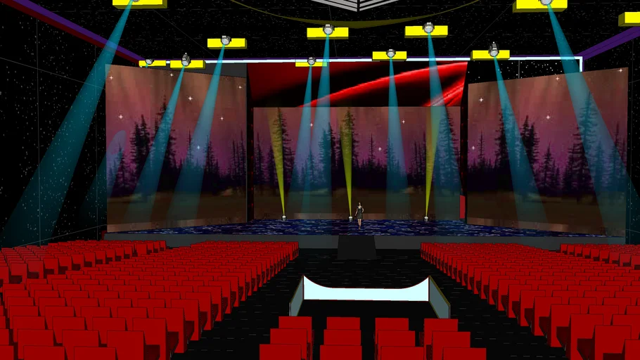 Eurovision 1982 Stage | 3D Warehouse