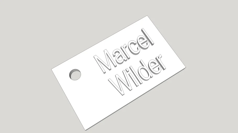 Marcel’s tag | 3D Warehouse