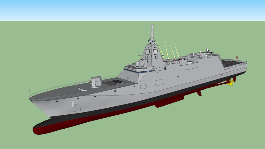 JMSDF FFM-1 もがみ Mogami | 3D Warehouse