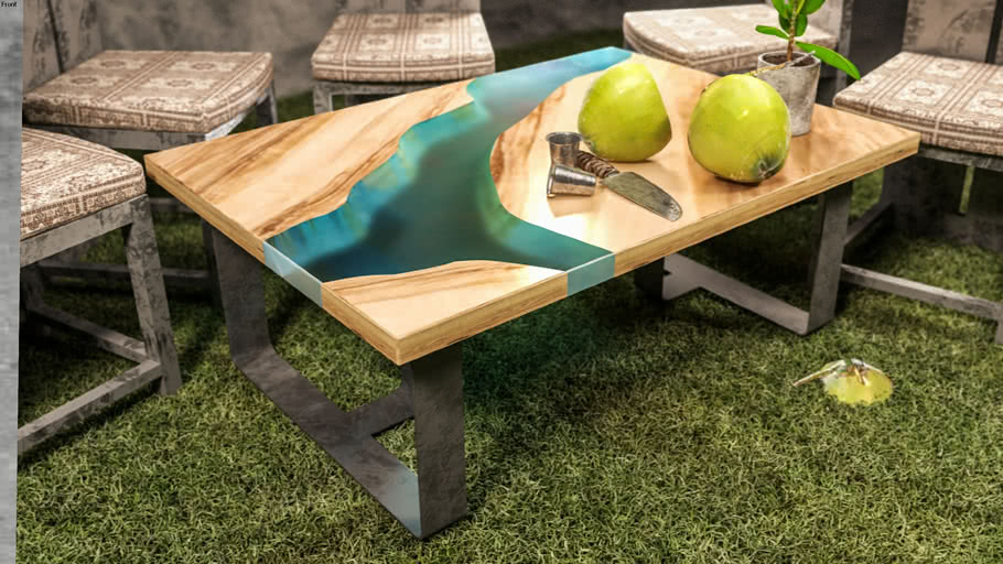 Resin Coffee Table | 3D Warehouse