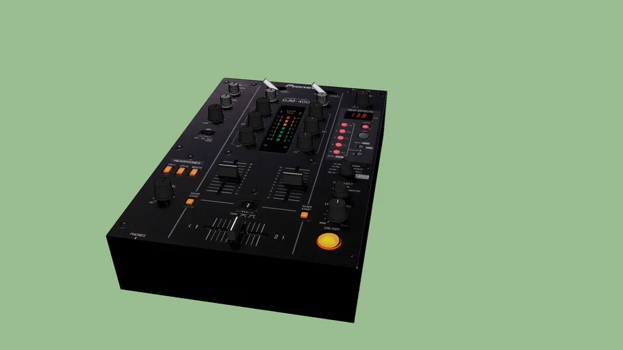 Mixer DJM 400 Pioneer | 3D Warehouse