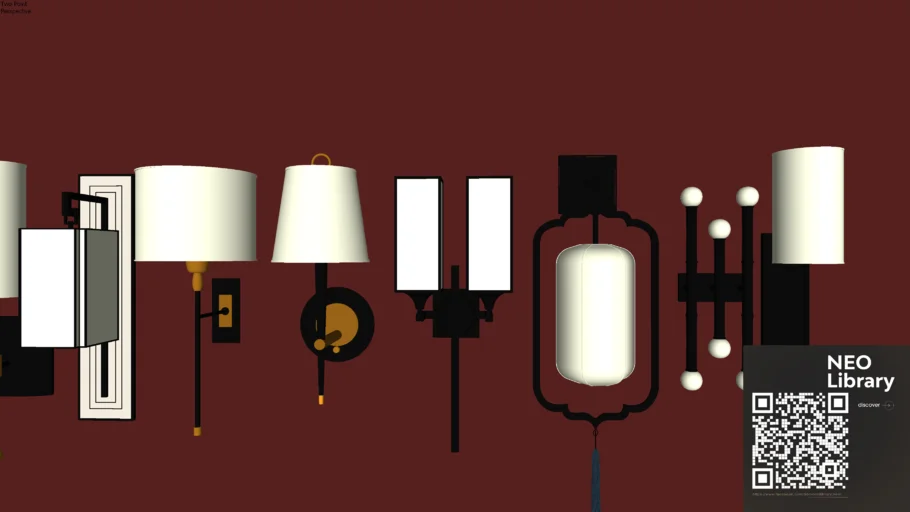 Wall light combination | 3D Warehouse