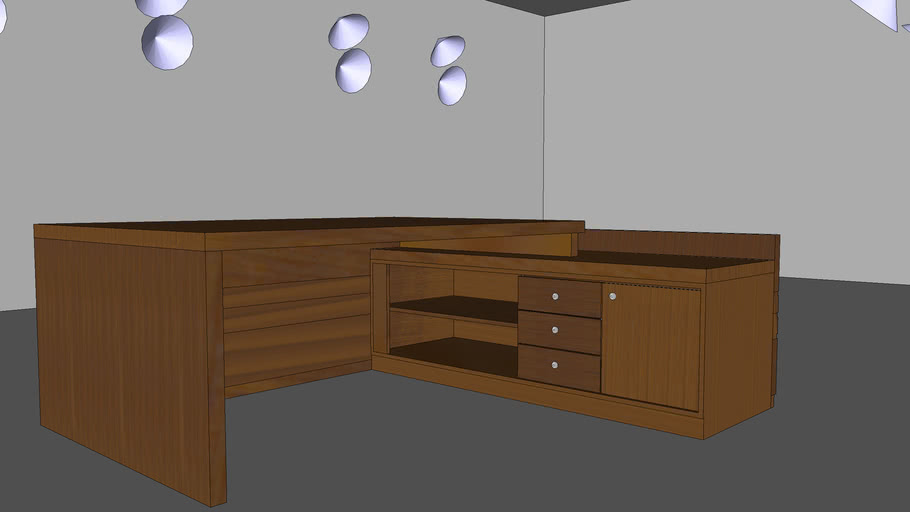 EXECUTIVE OFFICER TABLE | 3D Warehouse