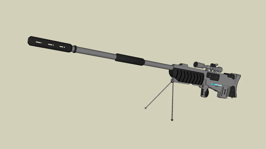 Sniper Rifle | 3D Warehouse