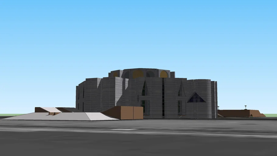 BANGLADESH NATIONAL ASSEMBLY HALL | 3D Warehouse
