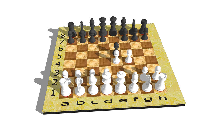 Chess - Open game openings | 3D Warehouse
