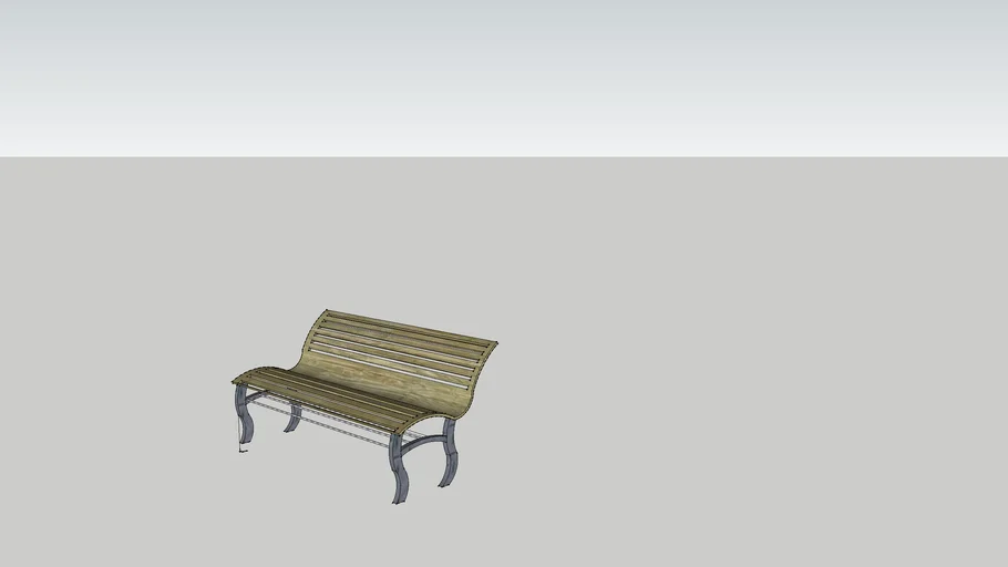 Bank (bench) | 3D Warehouse