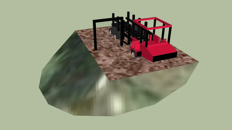 Forwarder Climbing Frame at Whinlatter Forest Park | 3D Warehouse