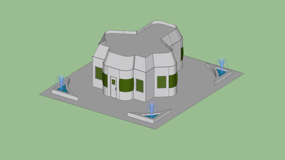 Futuristic House | 3D Warehouse