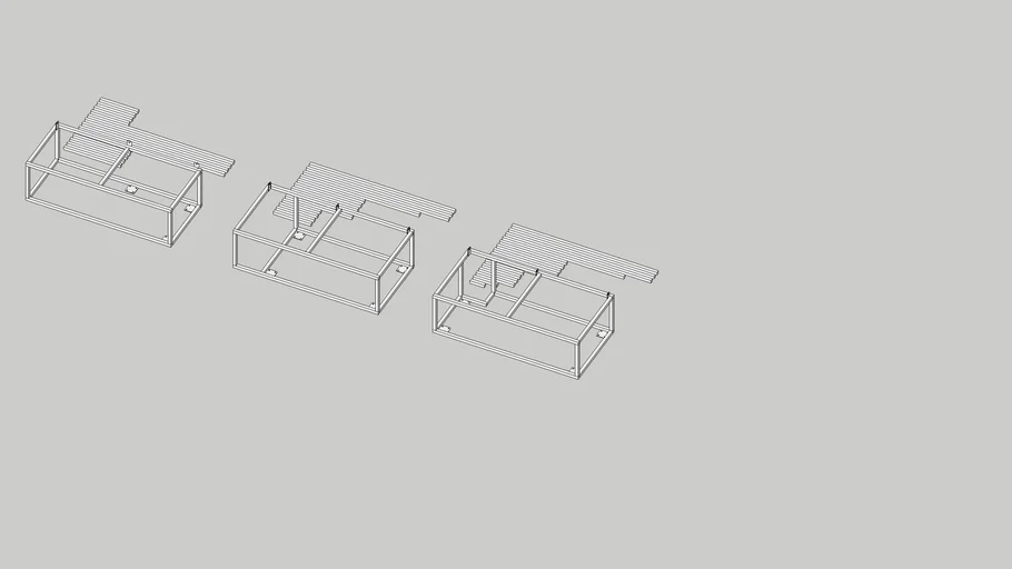 Bench Frames | 3D Warehouse