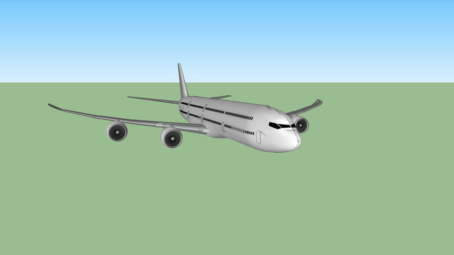 BIGGEST PLANE IN GOOGLE SKETCHUP | 3D Warehouse