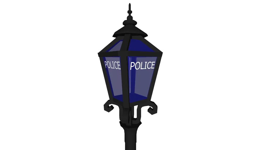 Metropolitan Police Lamp | 3D Warehouse