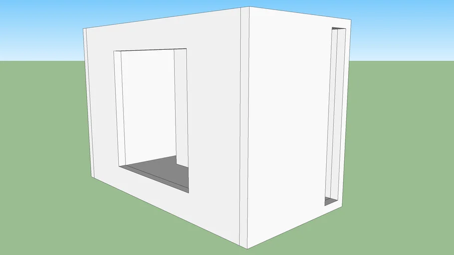 Brutus Square subwoofer box | 3D Warehouse