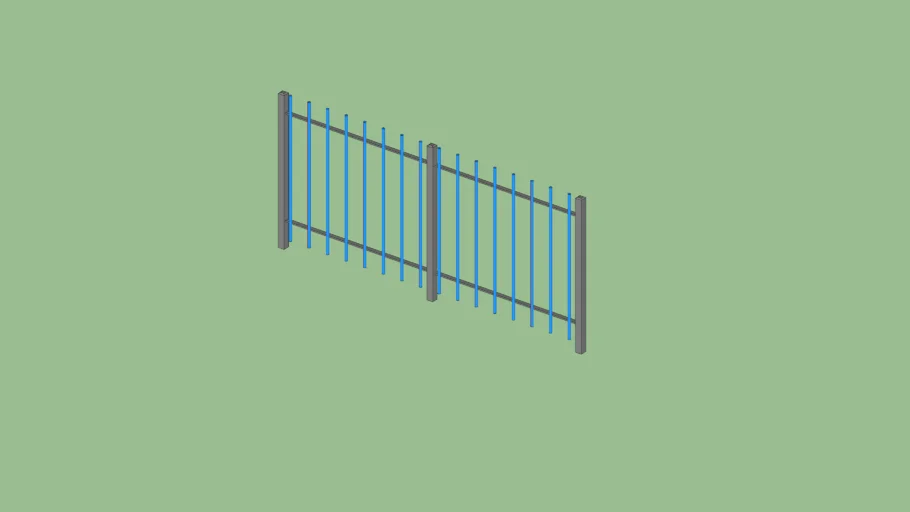 Dynamic Picket Fence | 3D Warehouse