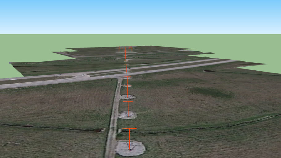 KDTW Runway 3R Runway Landing Lights (8 mb) | 3D Warehouse