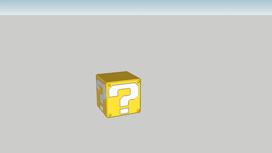 Super Mario Item Box | 3D Warehouse
