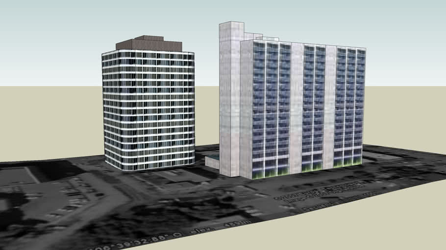 Saskatoon Tower Hotel and office building | 3D Warehouse