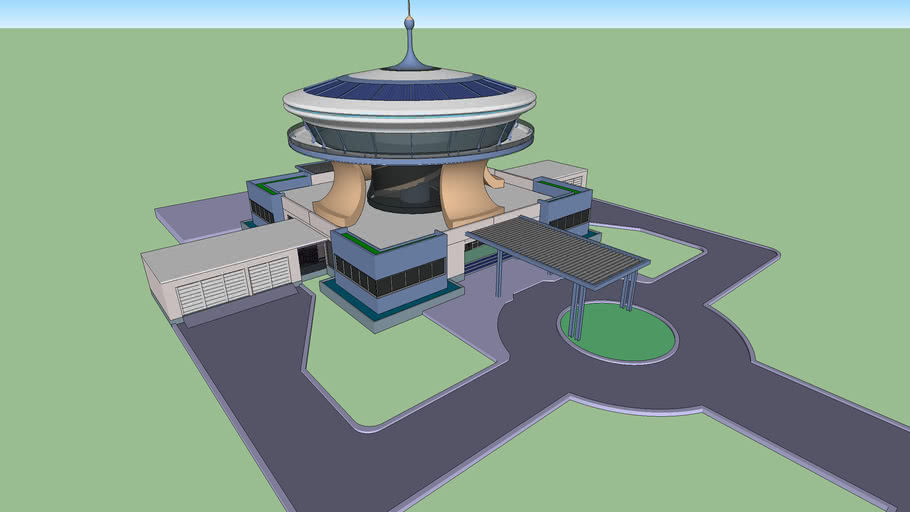 Futuristic Building | 3D Warehouse