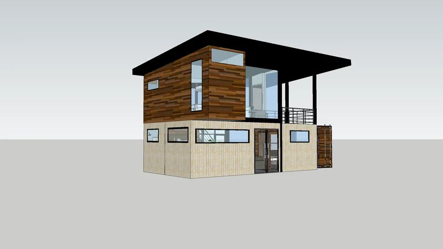 Shipping Container home - 1st attempt at sketchup | 3D Warehouse