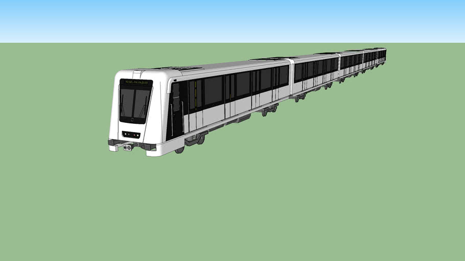 AM5-M2 Alstom metró | 3D Warehouse