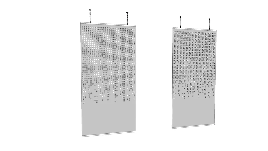 Plativity/Squares Mesh 120x240/ Acoustic Panel | 3D Warehouse