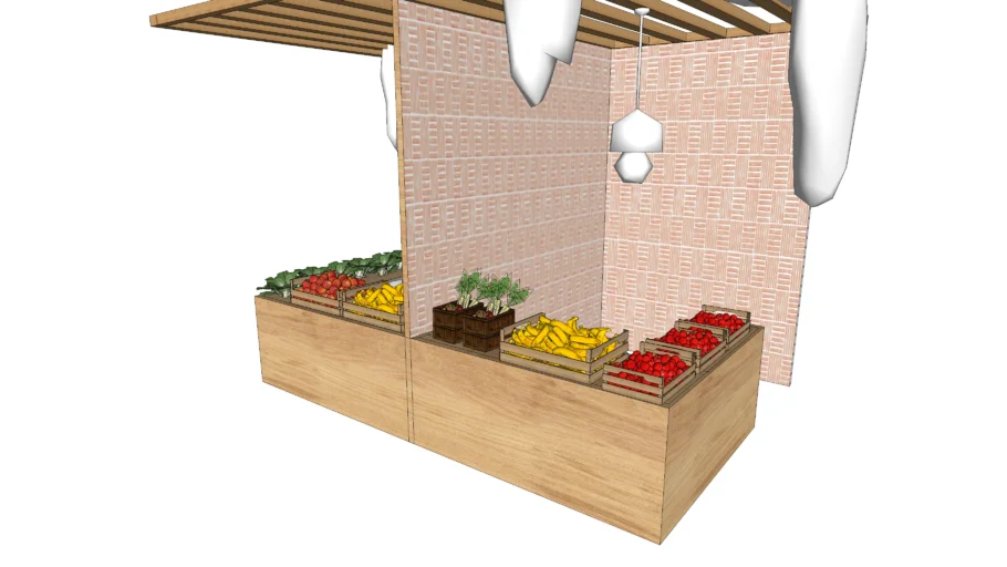 custom market pod 2 | 3D Warehouse