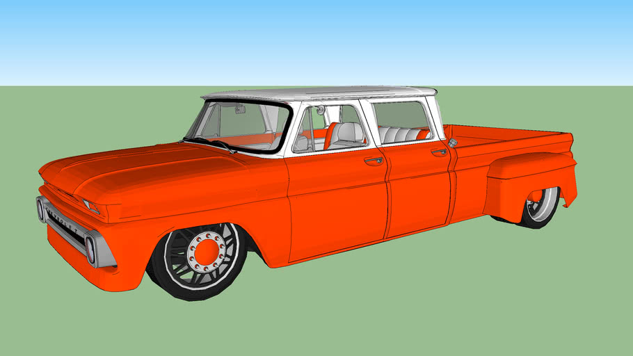 1966 CHEVROLET C30 DUALLY CREW CUSTOM | 3D Warehouse