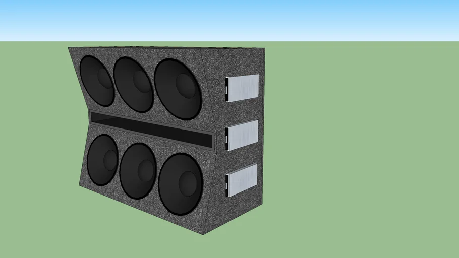 speaker wall for 6-15's | 3D Warehouse